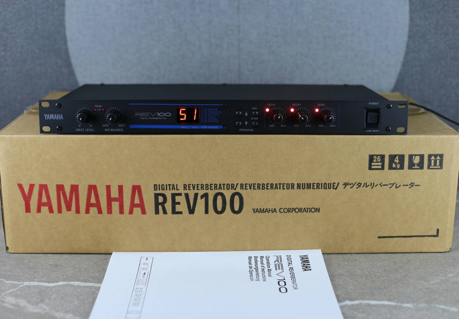 (เอฟเฟค) Yamaha REV100 รีเวิร์ปสำหรับเสียงร้องที่ได้คุณภาพและใช้งานง่าย ...