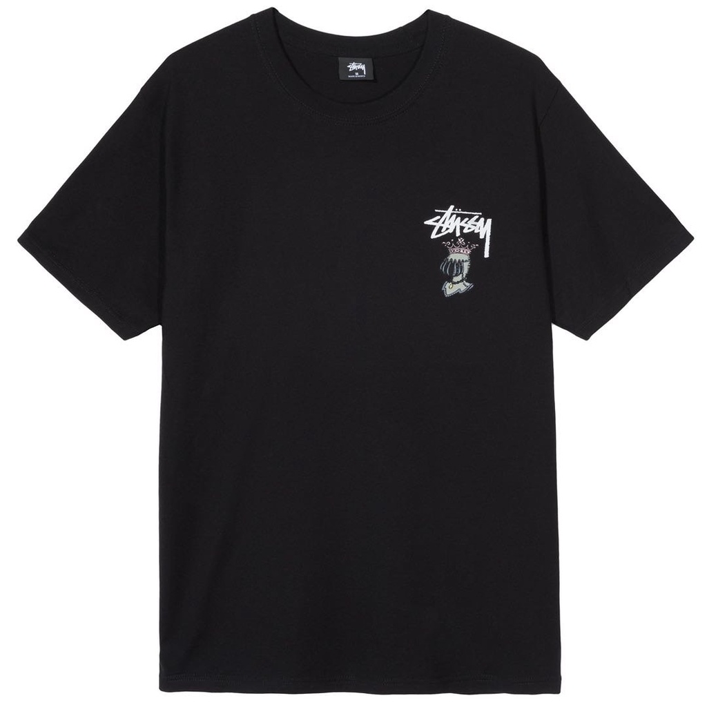 【lvvv】STUSSY เสื้อยืดลําลองสําหรับผู้ชายผู้หญิงแขนสั้นพิมพ์ลายการ์ตูน ...