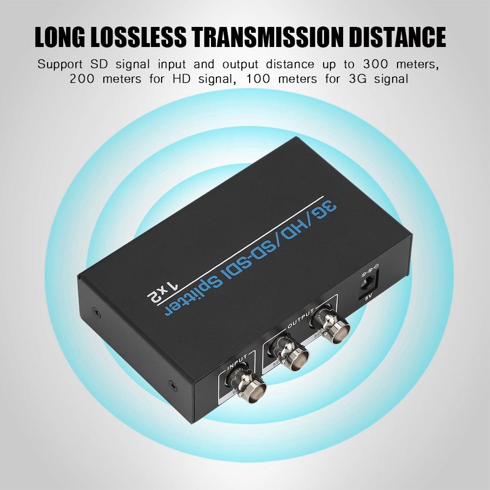 1 IN 2 OUT Video Splitter SD-SDI Splitter HD-SDI Video Distributor ...