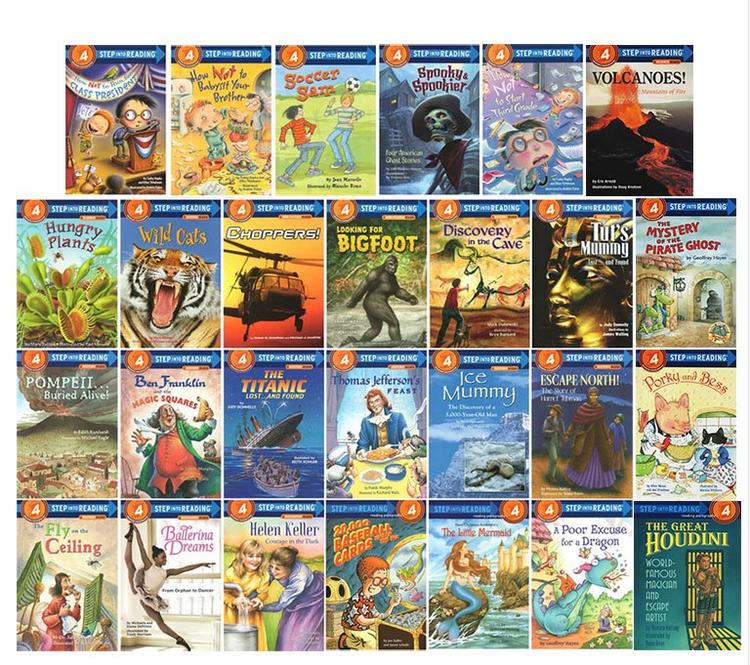 ( In stock) สินค้าพร้อมส่ง เซตหนังสือนิทานภาษาอังกฤษ Step into Reading ...