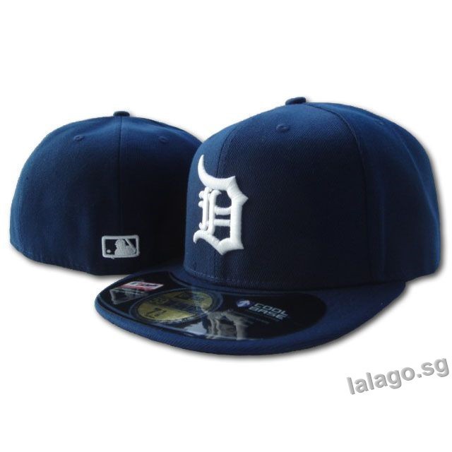 【Spot】 ♣New Era MLB Full Cap Detroit Tigers Snapback Men Women 59FIFTY ...
