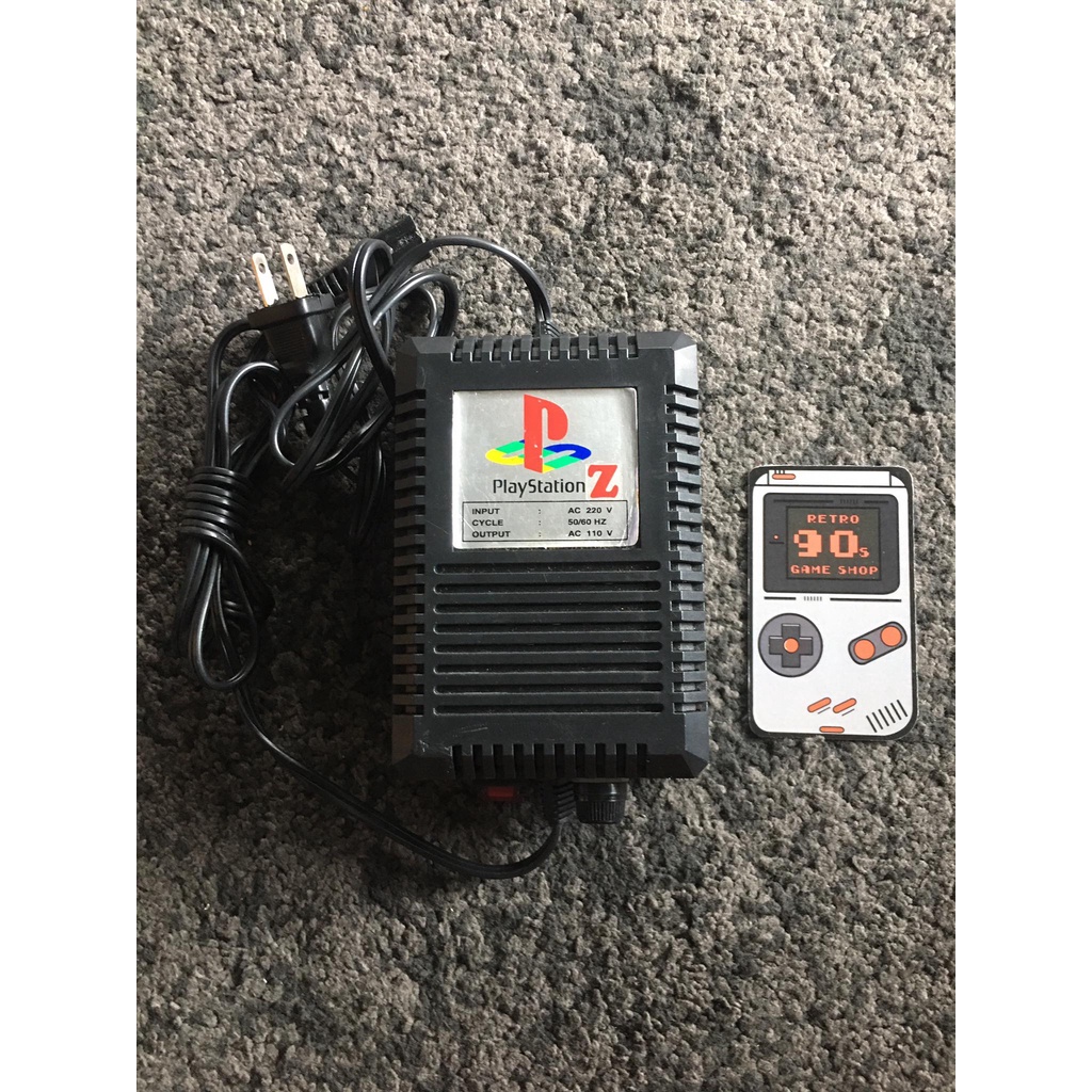 Playstation AC Converter Adapter 220v To 110v Japan - Retro Game Shop ...