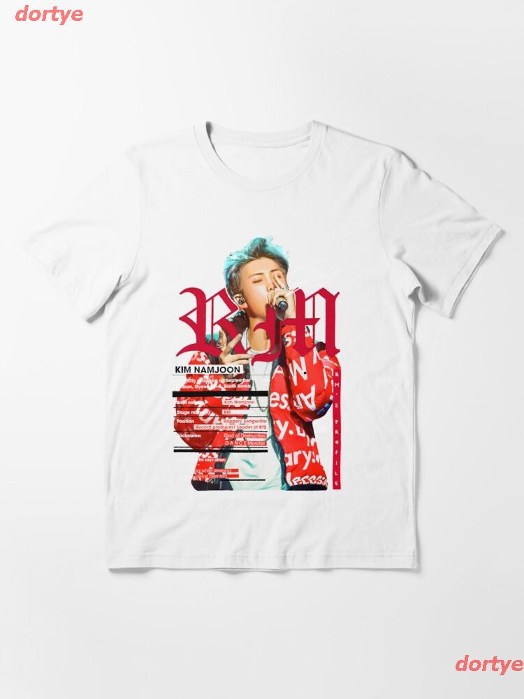 dortye New RM BTS PROFILE FANART Essential T-Shirt เสื้อยืดพิมพ์ลาย ...