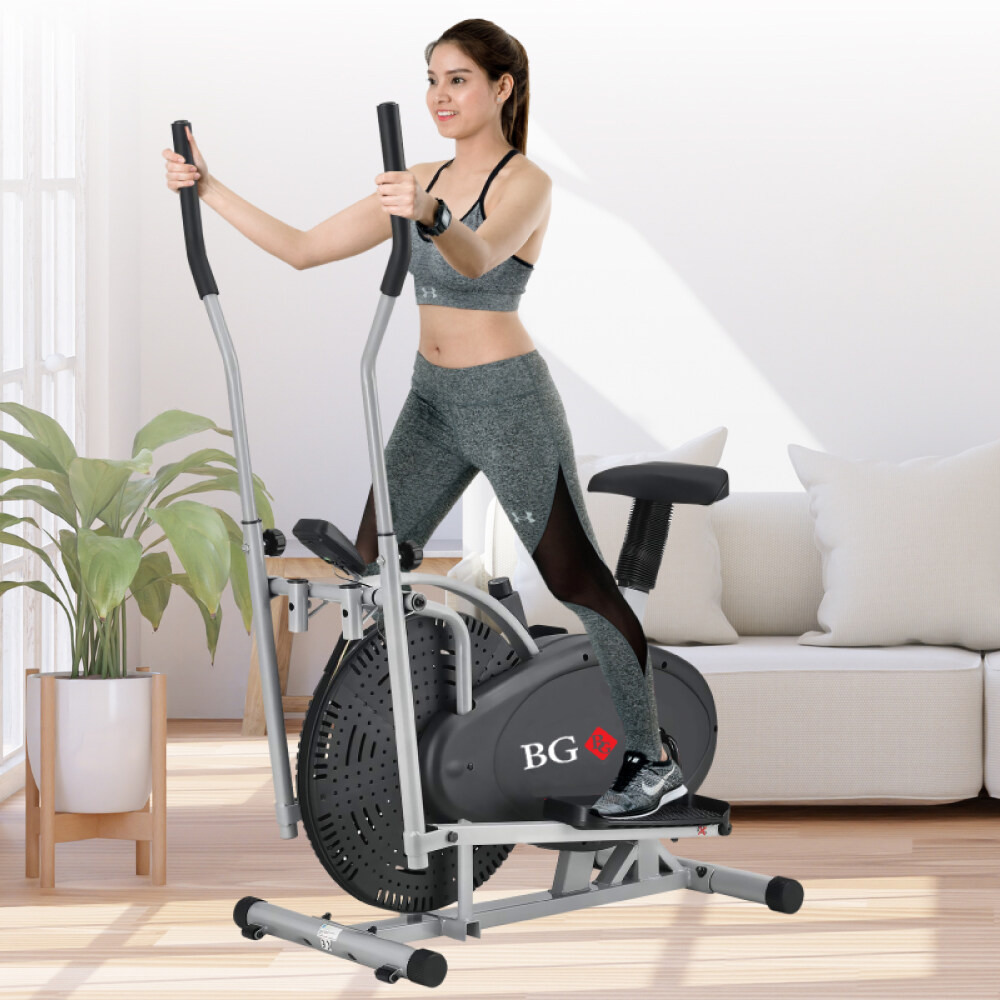 BG Fitness รุ่น BG 8703 จักรยานนั่งปั่นออกกำลังกาย เครื่องเดินวงรี Elliptical จักรยานบริหาร Air ...