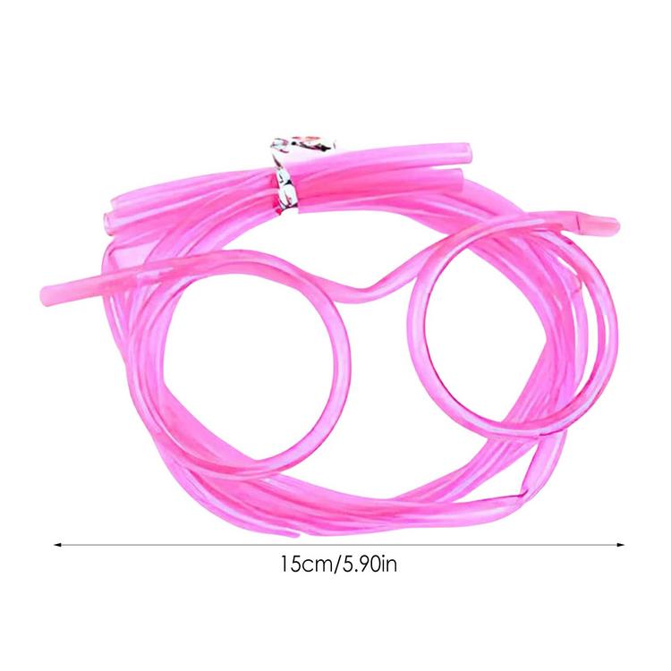 Silly Eyeglasses Straws Crazy Reusable Straw Glasses Crazy Loop ...