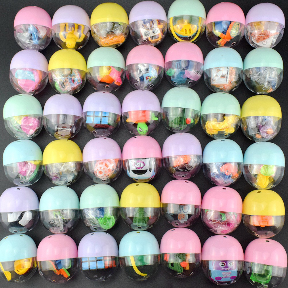 Surprise Capsule Toy Colorful Movable Easter Egg Toys For Baby Kids ...