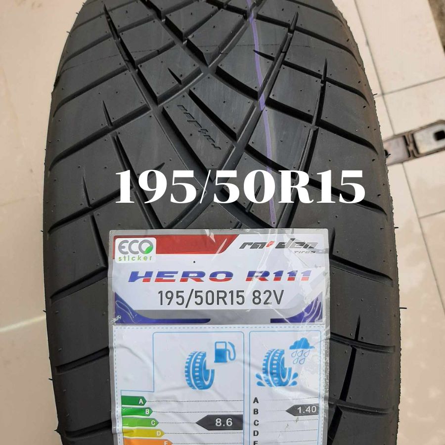Hero รุ่น R111 แก้มดำ ยางรถยนต์ ขอบ15 ขนาด 195/50r15 และ 195/55r15 ปี ...