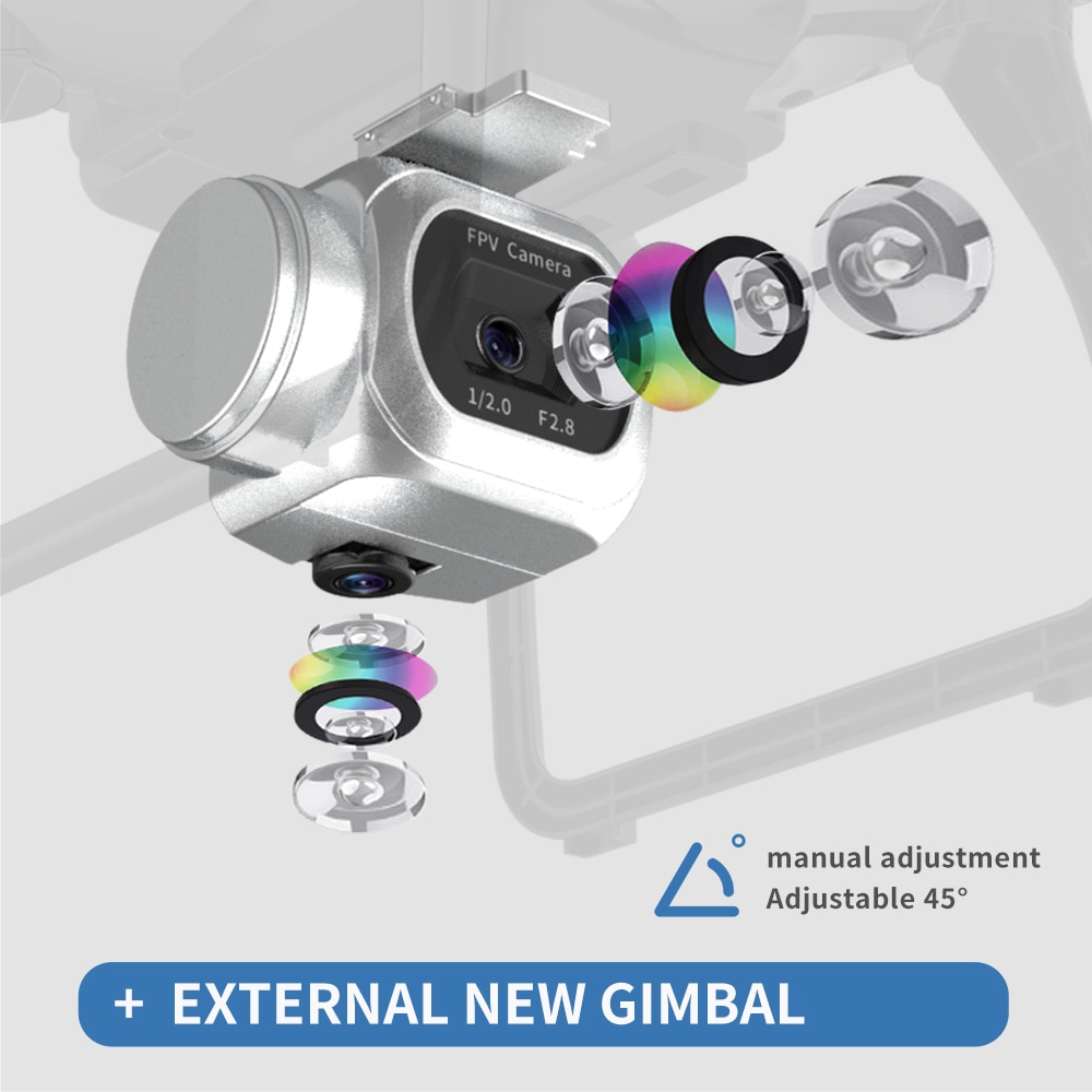 KY101 Drone MAX 4K Drone WIFI RC Quadcopter With HD Camera Altitude ...