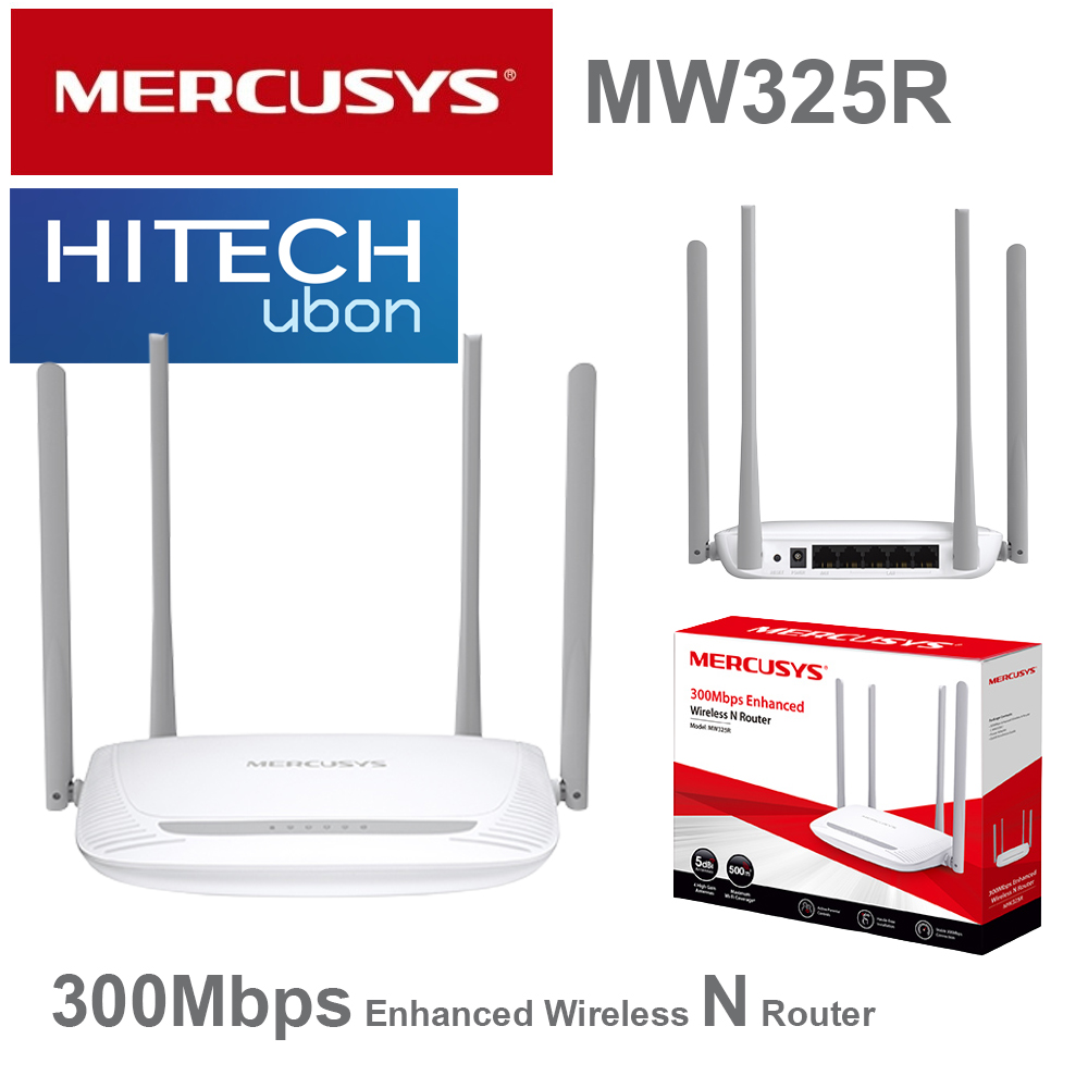 ประกัน 1 ปี TP-Link Mercusys MW325R 300Mbps Enhanced Wireless N Router ...