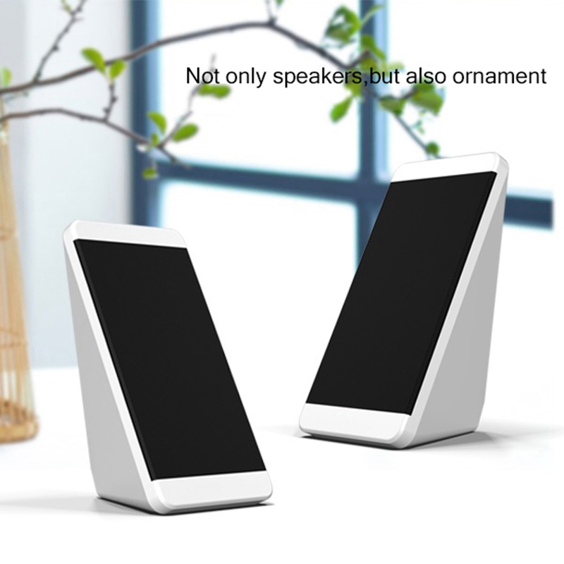 EZEEY 2PCS USB Wired Computer Speakers PC Elevation Angle Horns for ...