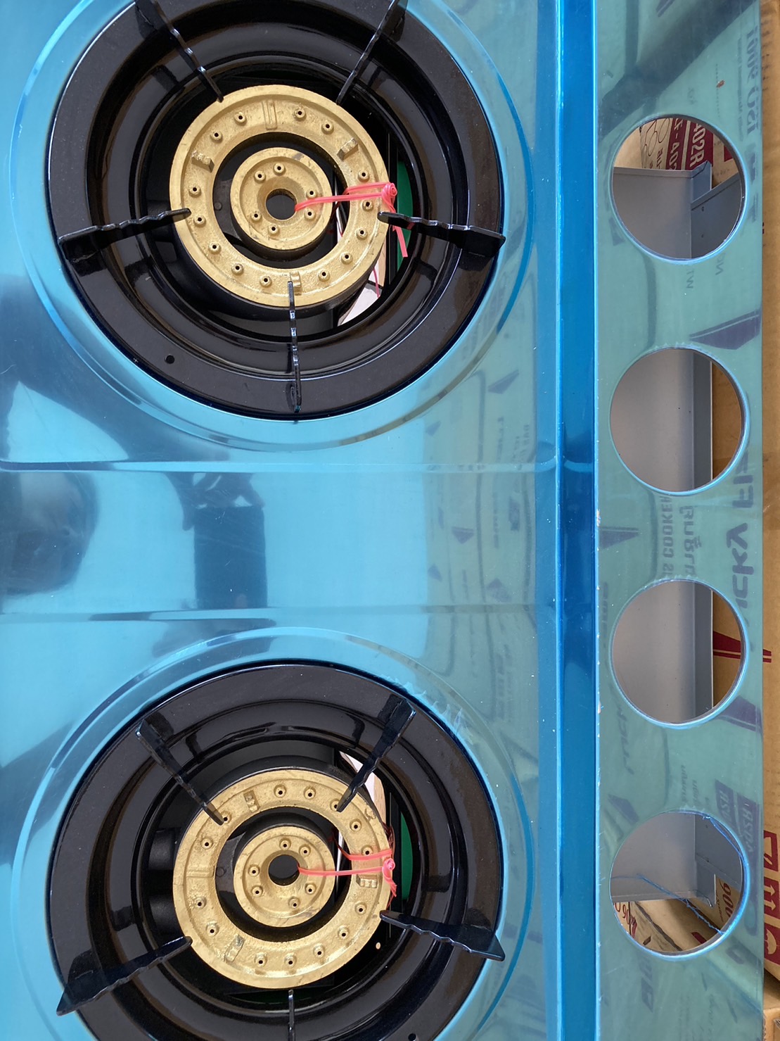 Sunfire รุ่น GS-60Bm เตาชั้น 2 หัวเตา ไฟแรง หัวเตาทองเหลือง หน้าเตาสเตนเลส ข้างๆสี ผลิตในไทย ...