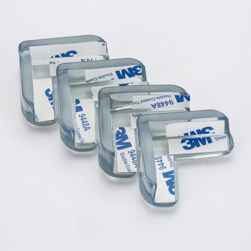 4Pcsset Baby Safety L Shape Transparent Protector Cover Table Corner ...