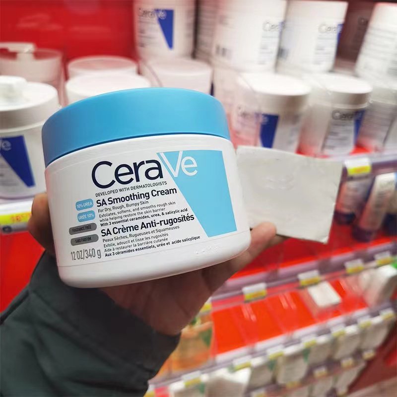 เซราวี Cerave SA Smoothing Cream (For Dry Rough Bumpy Skin) 340g ...