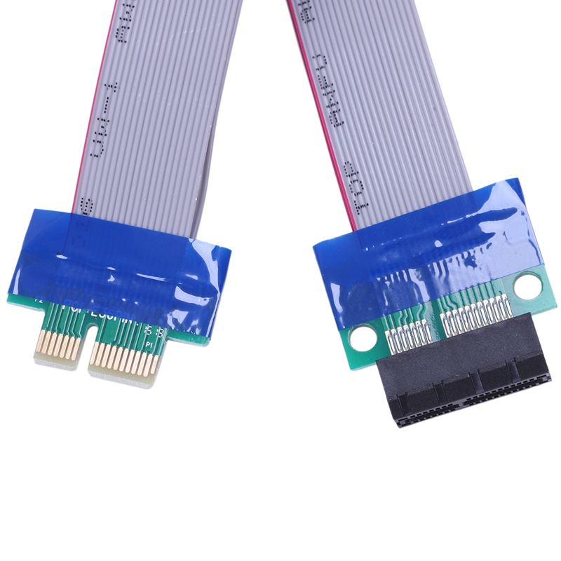 PCI-Express PCI-E 1X Riser Card Flex Extender Extension Cable for PC ...