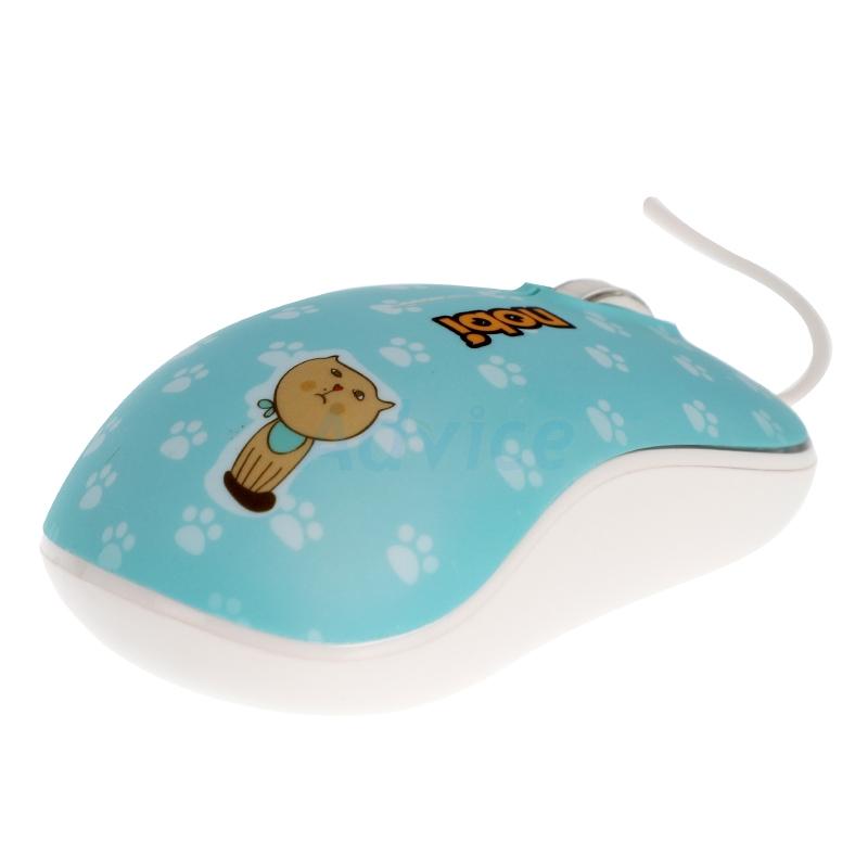 NOBI เมาส์ USB Optical Mouse (NM-51) Blue - IMPROMPTU - ThaiPick