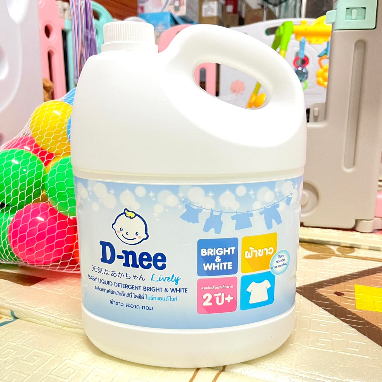ดีนี่ นิวบอร์น ผลิตภัณฑ์ซักผ้าเด็ก 4 กลิ่น ขนาด 3000 มล. D-nee Organic ...
