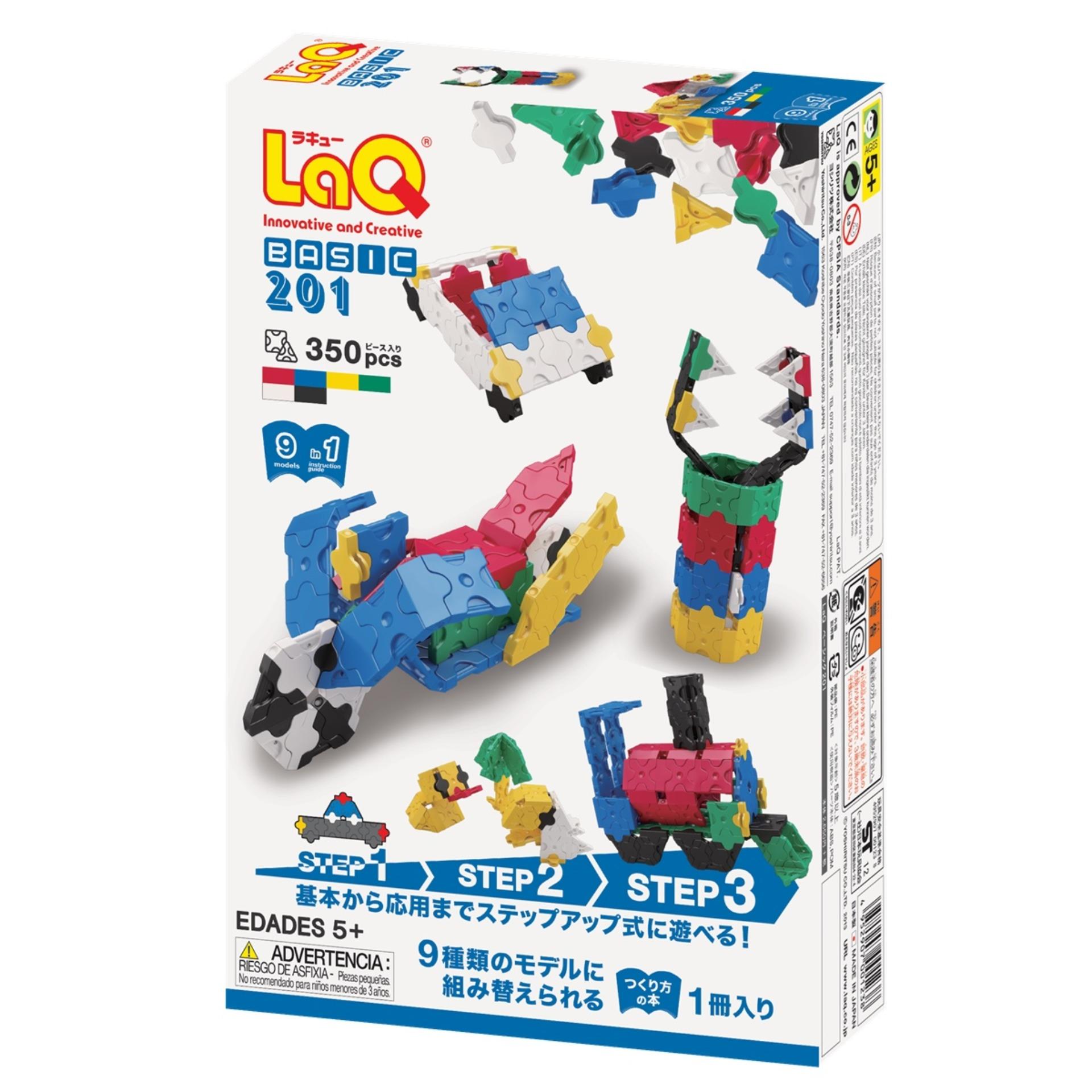 LaQ Basic 201 ลาคิว ชุด เบสิค 201 ตัวต่อเสริมพัฒนาการ ผลิตในญี่ปุ่น สำหรับเด็กอายุ 5 ขวบขึ้นไป ...