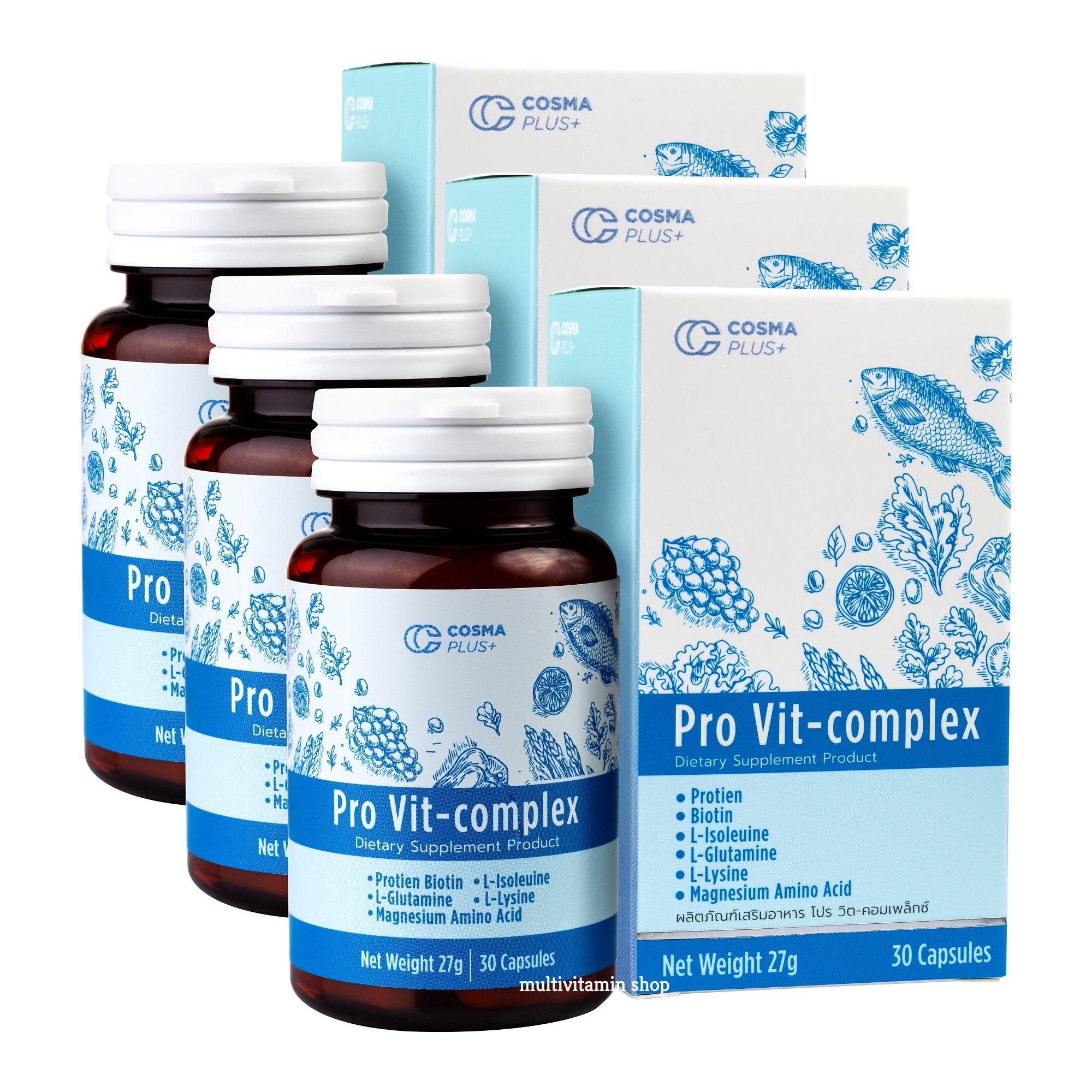 Pro Vit-complex โปรวิทคอมเพล็กซ์ ยาเพิ่มน้ำหนัก อาหารเสริมเพิ่มน้ำหนัก ...