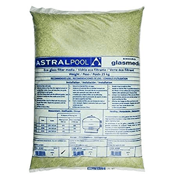 Astralpool Glass Filter Material Ecoclear สารกรองแก้วแบบหยาบ ถุงละ 25 ...