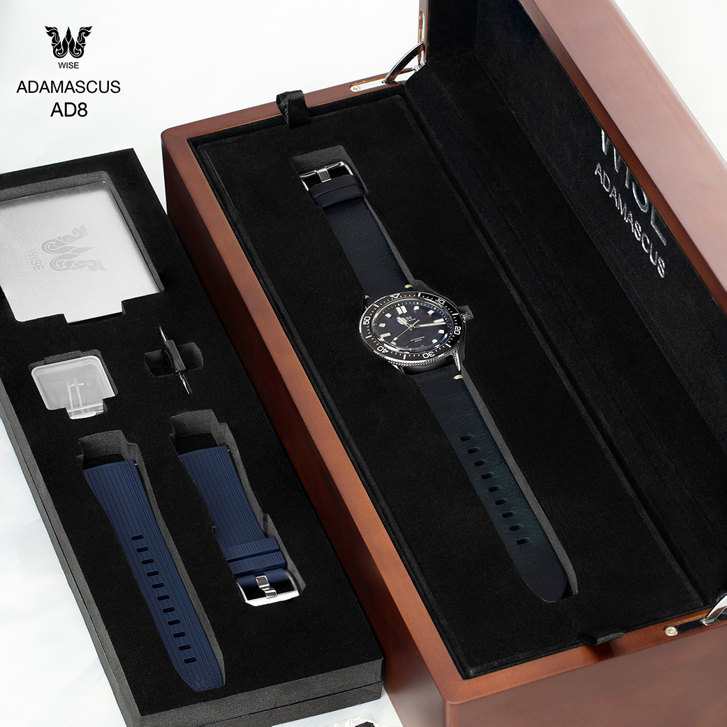 WISE รุ่น Adamascus AD8 Stainless 904L - WISE thailandwatch - ThaiPick