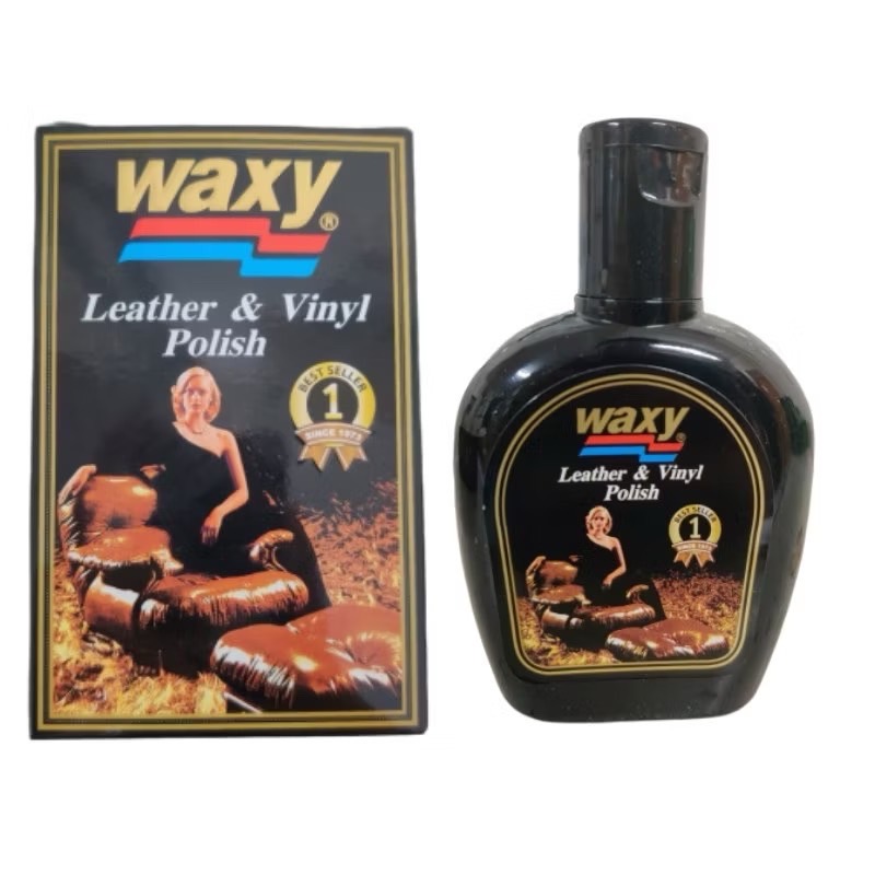 น้ำยาทำความสะอาดเคลือบเบาะหนัง แว๊กซี่ Waxy น้ำยาขัดเงา เบาะรถยนต์ น้ำยาบำรุงรักษาเครื่องหนัง ...