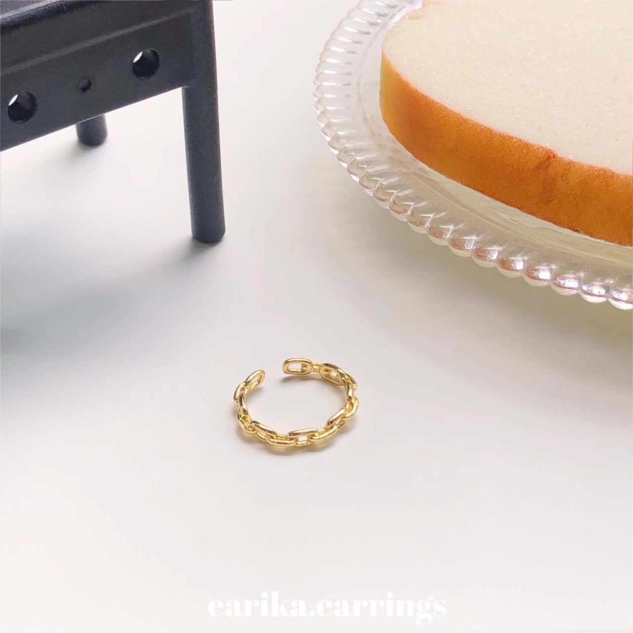 earika.earrings - silver/gold mini chain ring (มีให้เลือกสองสี) แหวนเงินแท้ ฟรีไซส์ปรับขนาดได้ ...