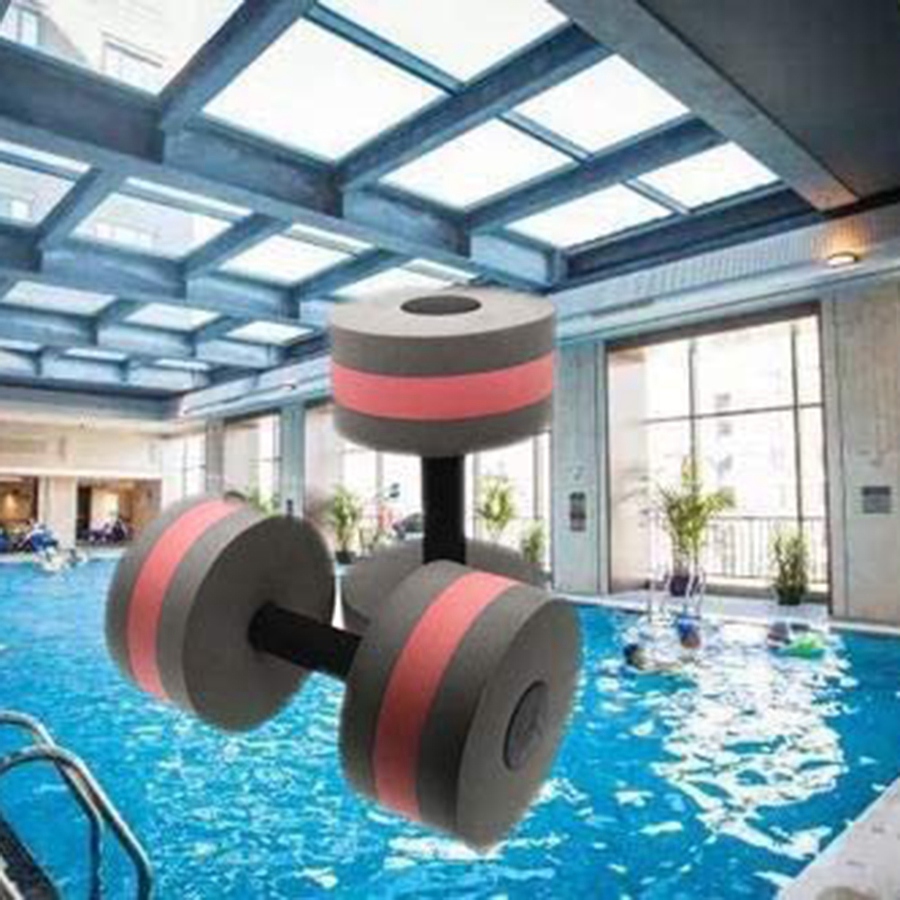 2 Pcs Aerobic Exercise Foam Dumbbell Pool Resistance, Water Fitness ...
