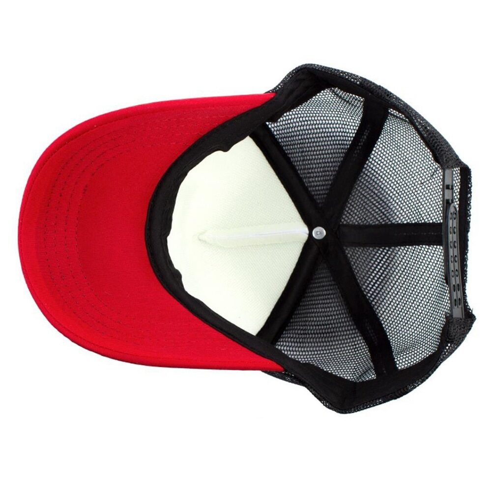 Baseball cap mesh fabric five-pointed star print can be adjusted Good ...