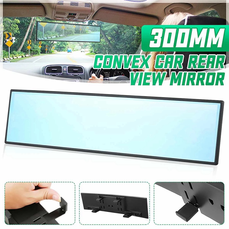 Universal Car Interior Mirror Wide Convex Anti-Glare Rearview Mirror ...