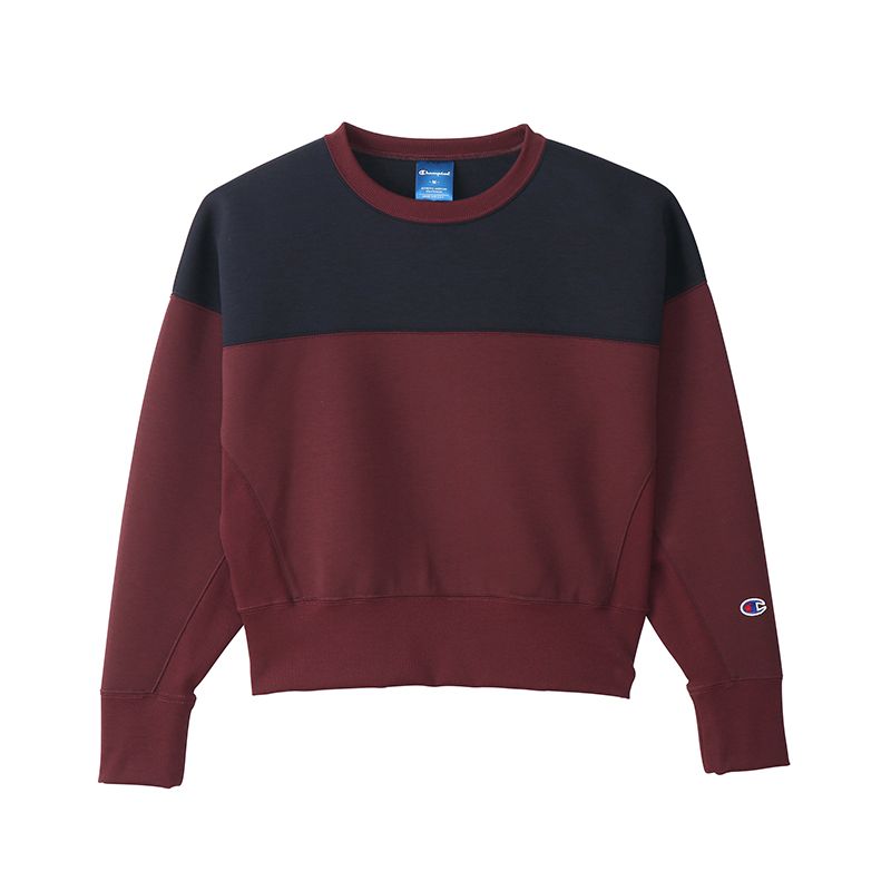 CHAMPION WOMEN - เสื้อสเวตเตอร์ผู้หญิง CREWNECK SWEATSHIRT CW-SS011-950 - Champion Thailand ...
