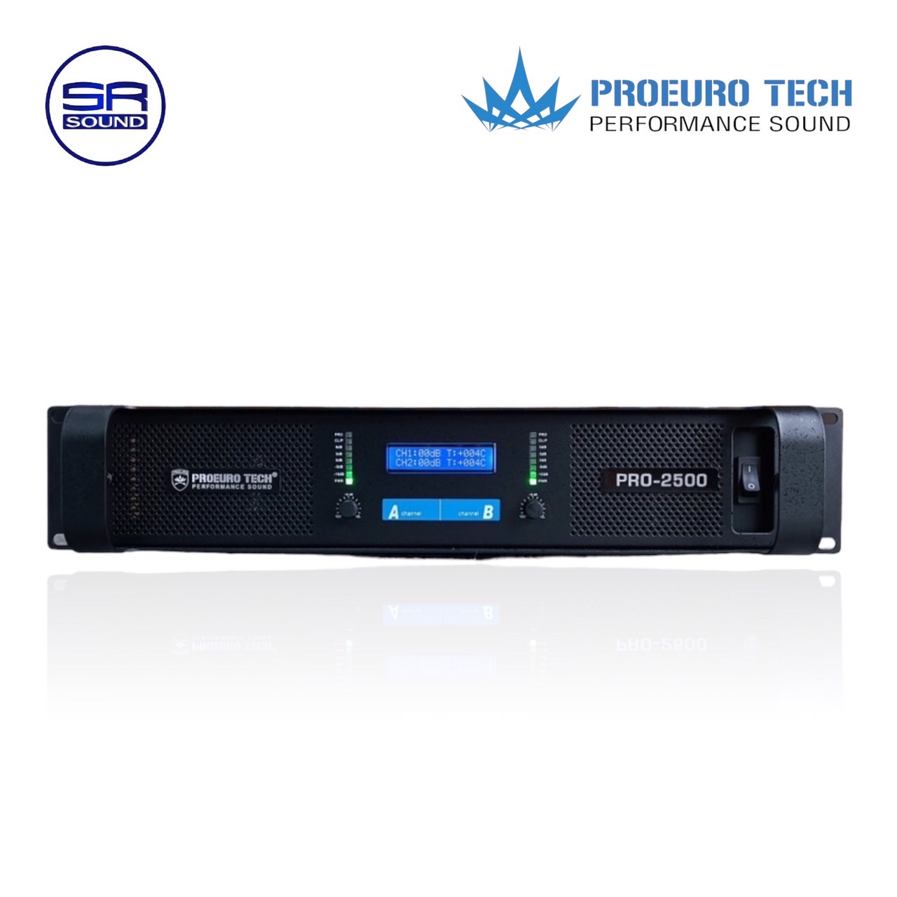 ฟรีค่าส่งPROEUROTECH PRO-2500 เพาเวอร์แอมป์(มีหน้าจอ) มีครอสโอเวอร์ใน ...