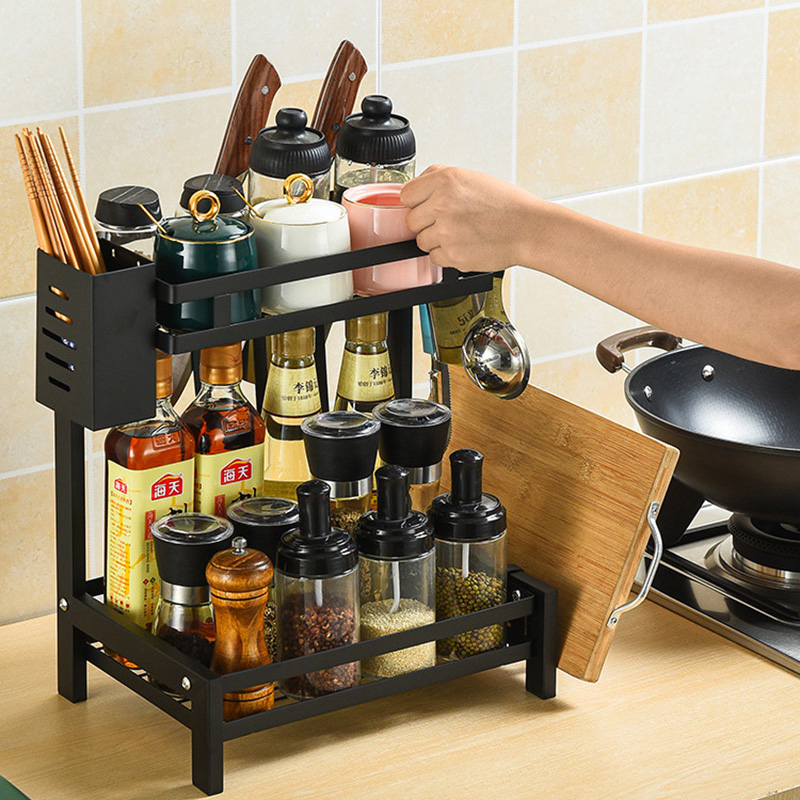 [Amahri]ชั้นวางของ ชั้นวางเครื่องปรุงในครัว ชั้นเครื่องปรุง ชั้นวางของ ...