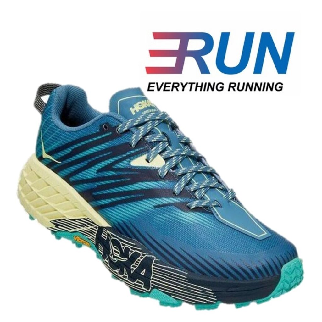 Hoka Speedgoat 4 Provincial Blue / Luminary Green Women - MixASale