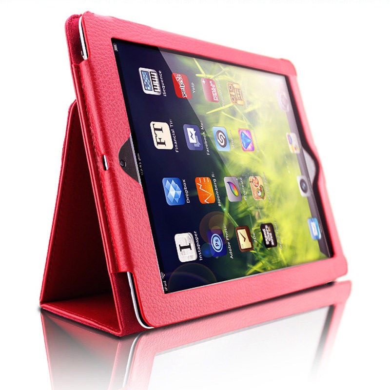 เคสหนังเรียบ เคสไอแพดและฟิล์มกระจกทุกรุ่น Case iPad 2 3 4 iPad Air1 Air2 iPad Pro 9.7 iPad Mini ...