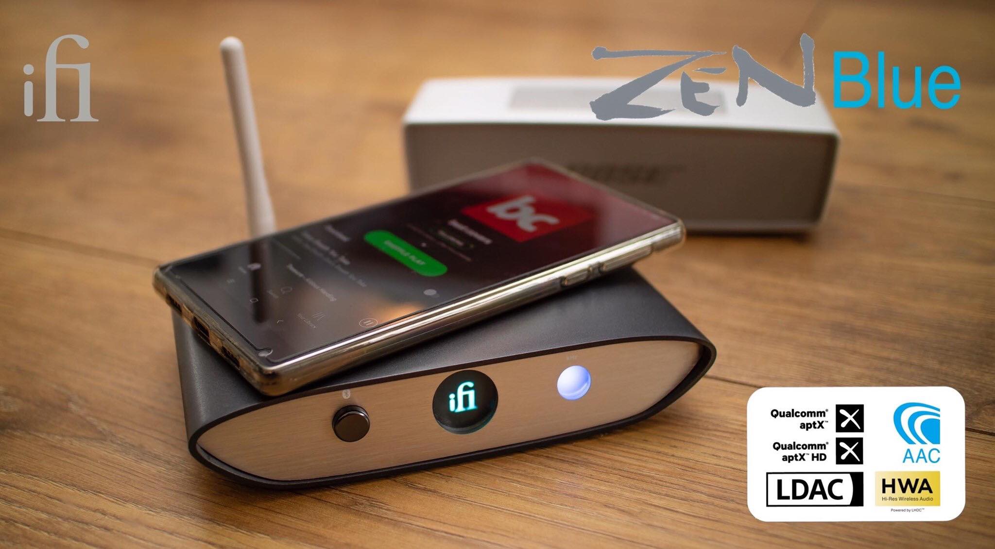 IFI ZEN BLUE V2 สตรีมเมอร์ไร้สายความละเอียดสูง Bluetooth 5.0 aptX HD ...