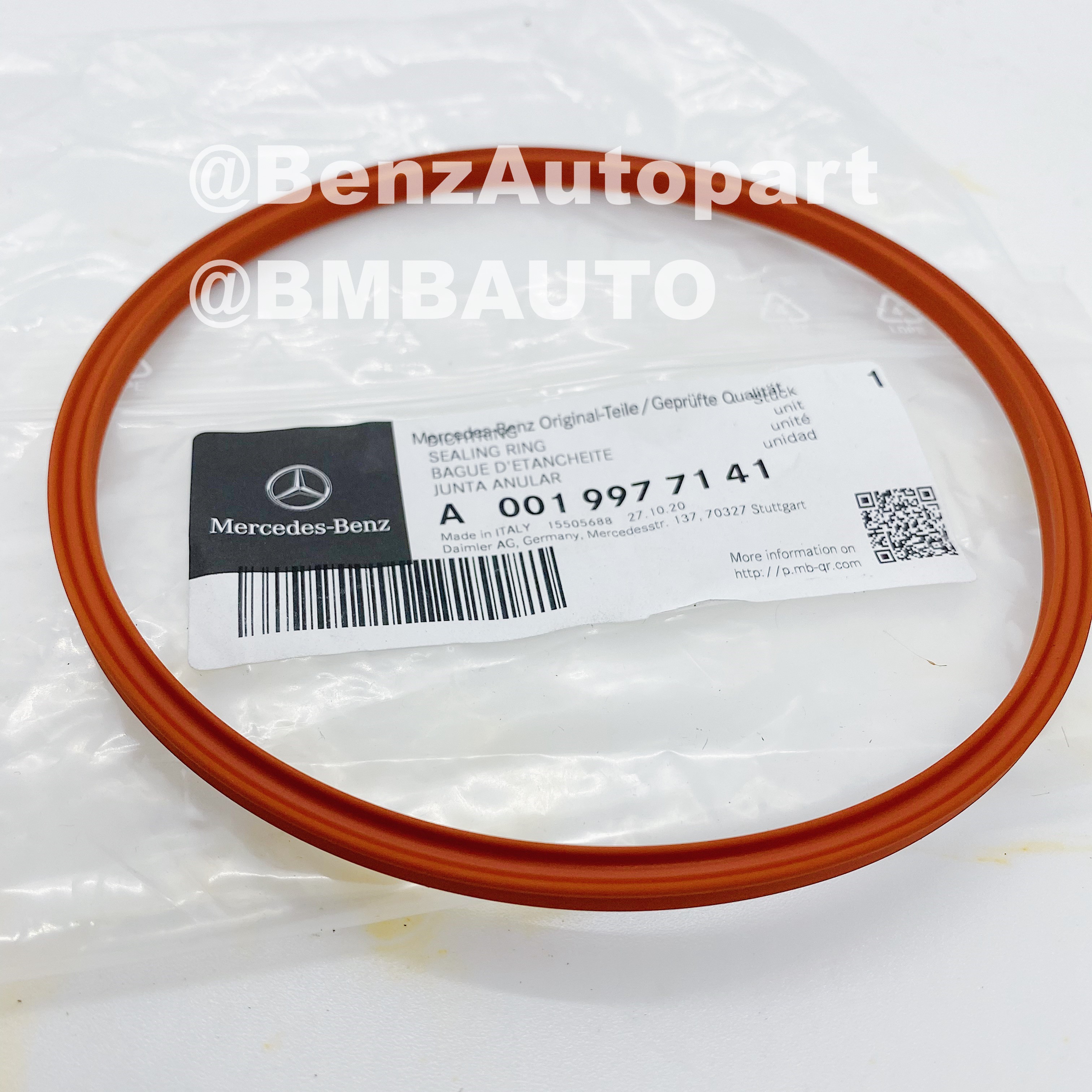 BENZแท้ ยางรองปั๊มติ๊ก W221 เบอร์ 001 997 71 41 (MADE IN ITALY ...