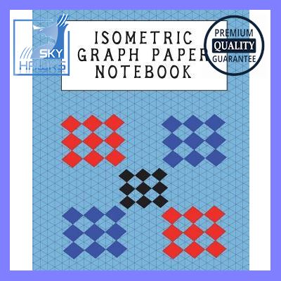 Isometric Graph Paper Notebook : Isometric Grid Paper 3D Drawing Book ...