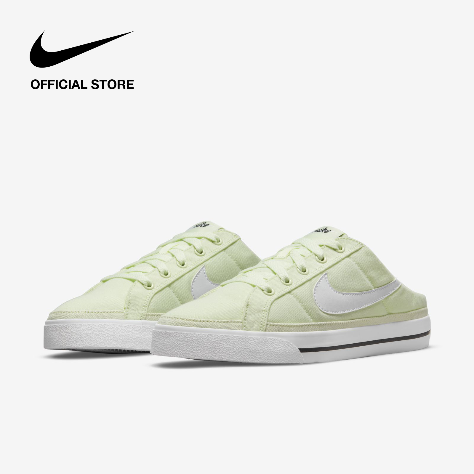 Nike Women's Court Legacy Mules - Yellow ไนกี้ รองเท้าเปิดส้นผู้หญิง ค ...