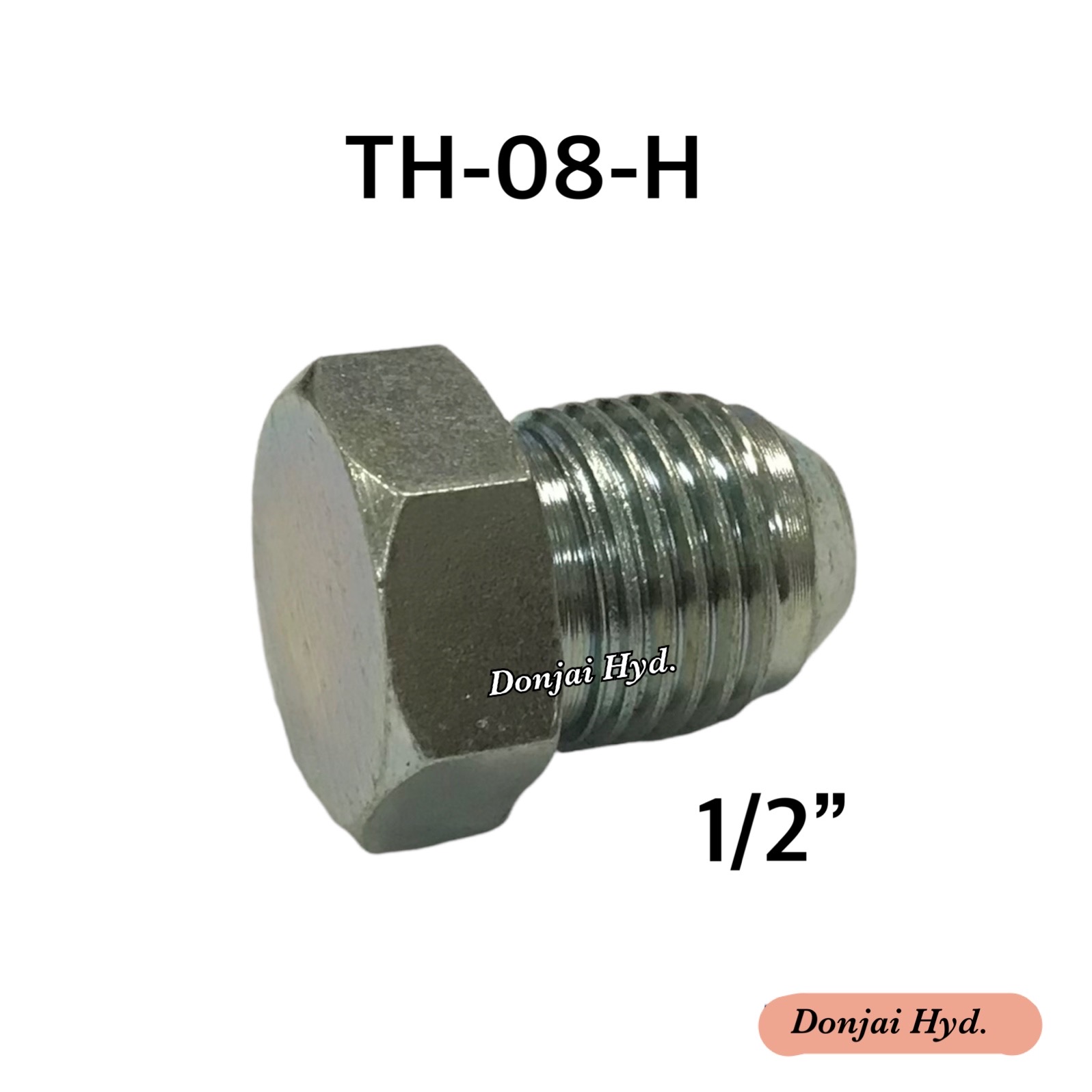 ข้อต่อไฮดรอลิค ปลั๊กอุด Hydraulic Male Jic 37 Tube Plug ปลั๊กอุด สำหรับหัวสายไฮดรอลิค เกลียว NJ ...