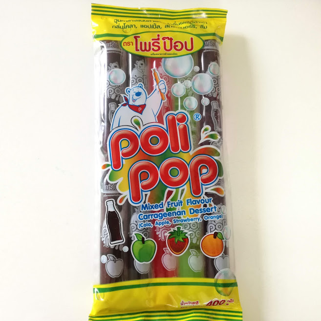วุ้นคาราจีเแนนสำเร็จรูปกลิ่นผลไม้ Poli Pop โพรี่ป๊อป น้ำหวานตัวดูดกลิ่น ...