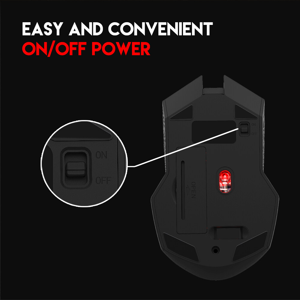 FANTECH รุ่น WG10 RAIGOR II Wireless 2.4GHZ PRO GAMING MOUSE เมาส์เกม ...