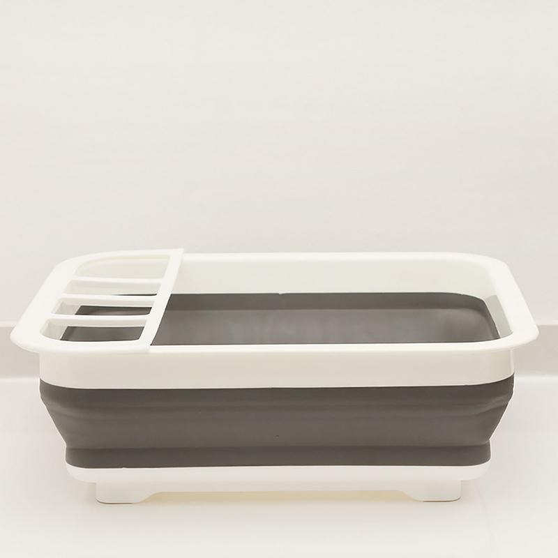 Kitchen home Camper Car Foldable Dish Rack Tableware Portable Bowl TPR ...