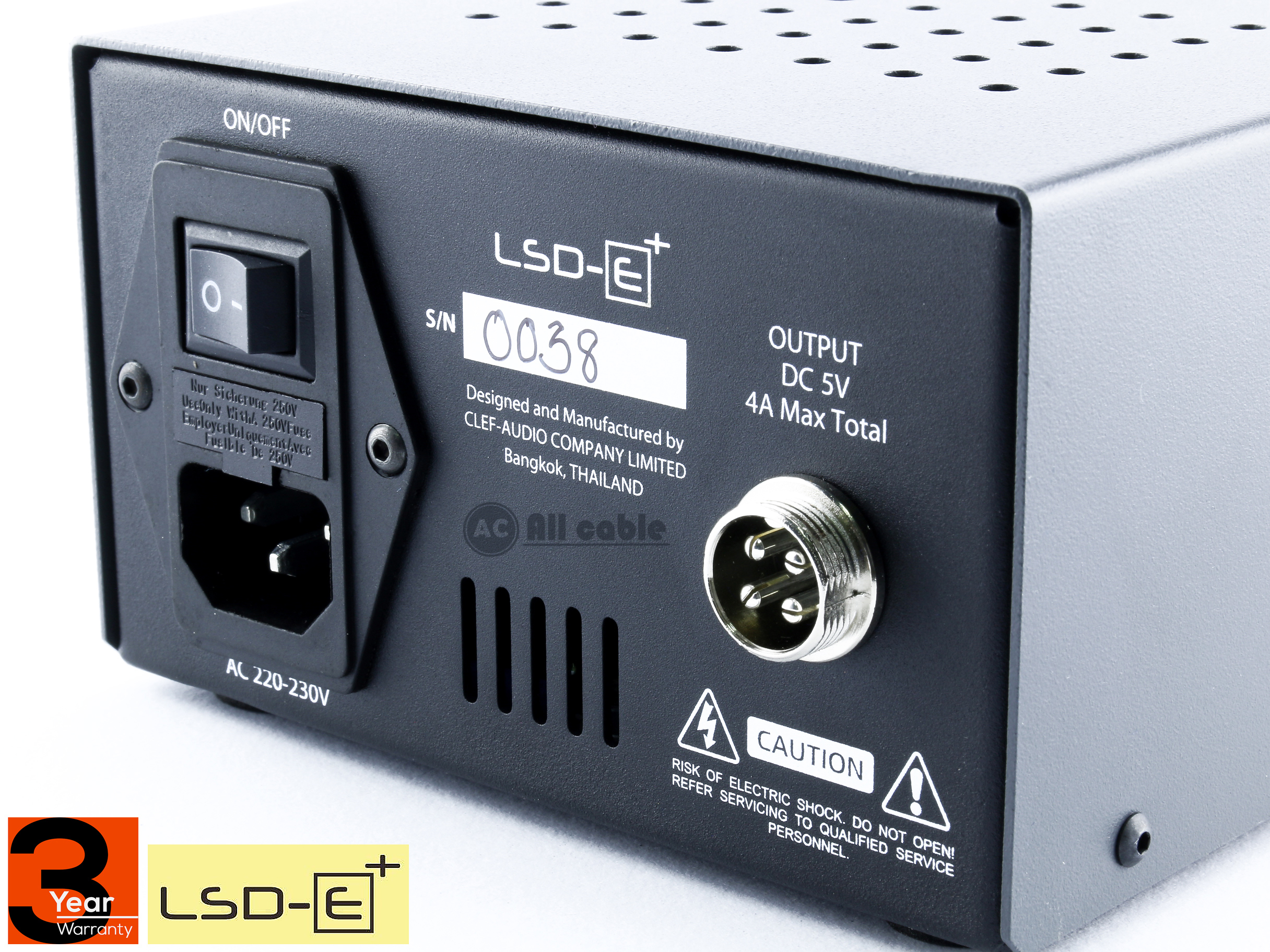 Clef LSD-E Plus Linear Power Supply + USB 5V 4A เครื่องชาร์ตแบบ Linear ...