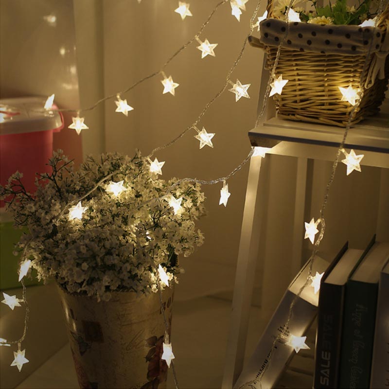 RNG ไฟ ไฟดาว LED รูปดาว ไฟประดับตกแต่ง สายไฟตกแต่งบ้าน LED รูปดาว ...