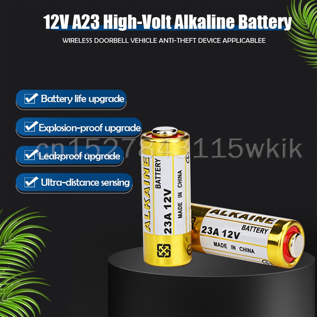 ถ่านประตูรีโมท 23A 27A อัลคาไลน์ ขนาด12V ลอตใหม่ ไฟแรง ขายยกแผง 12V alkaline Battert - ตี๋น้อย ...