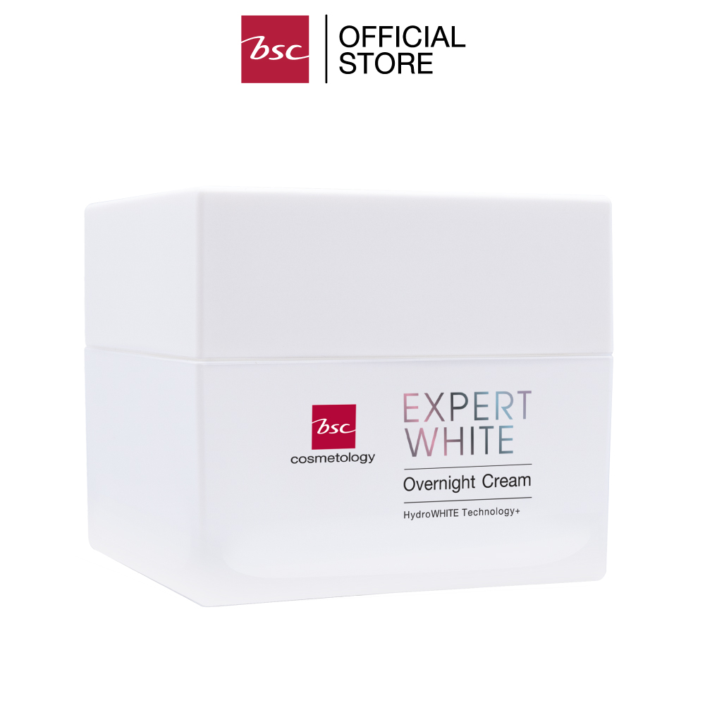 SET 2 ชิ้น BSC EXPERT WHITE OVERNIGHT CREAM บีเอสซี เอ็กซ์เปิร์ท ไวท์ โอเวอร์ ไนท์ ครีม ครีม ...