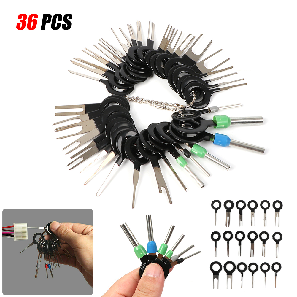 36PCS Car plug terminal removal tool set terminal Pin retractor pick ...