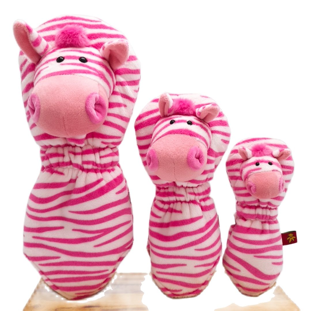 [WICO&Golf] Club Cover Wild Animal1 Pink Zebra ไม้หัวกอล์ฟคลับชุด ...