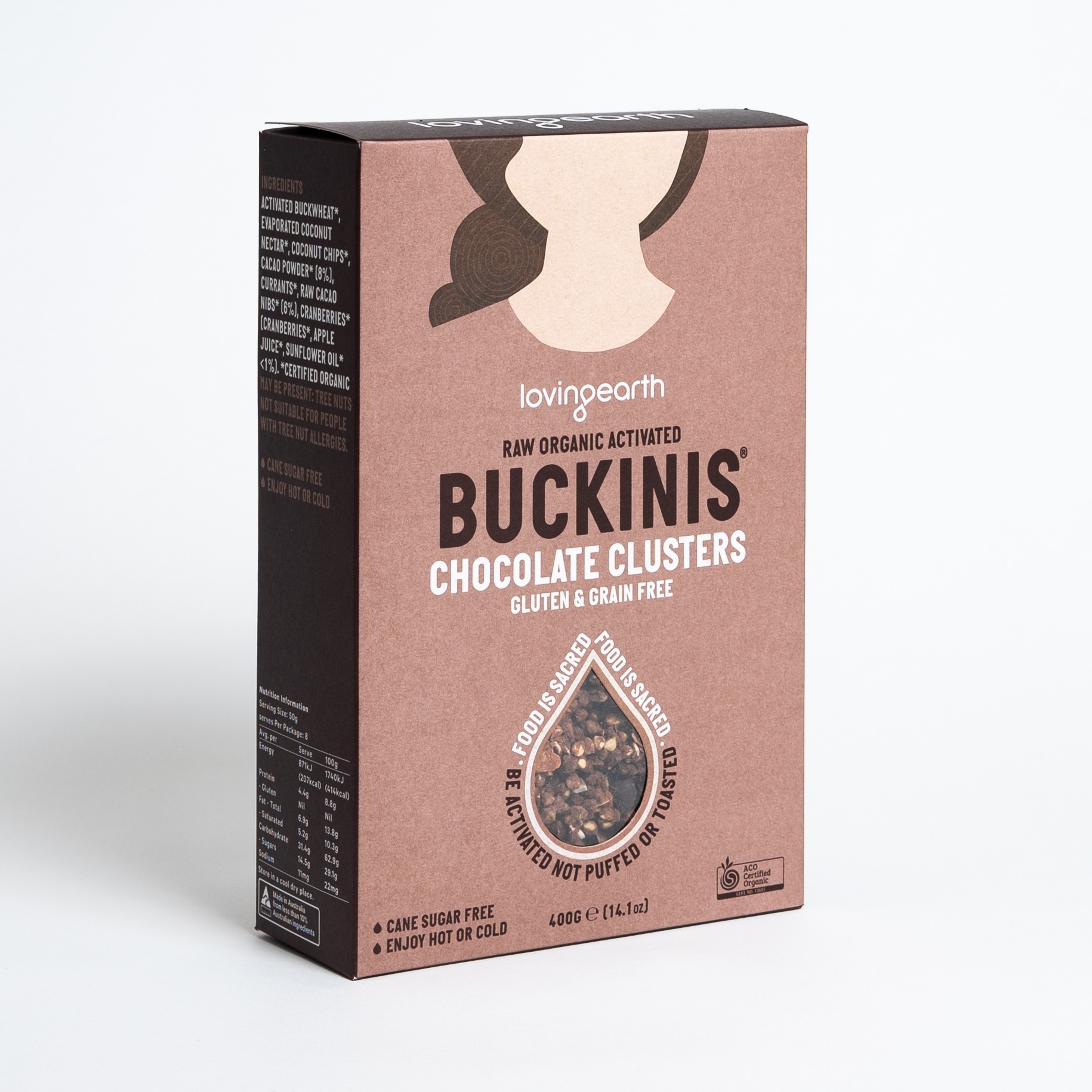 Loving Earth Buckinis Chocolate Clusters เลิฟวิ่ง เอิร์ธ บัคกีนี ช็อคโก ...