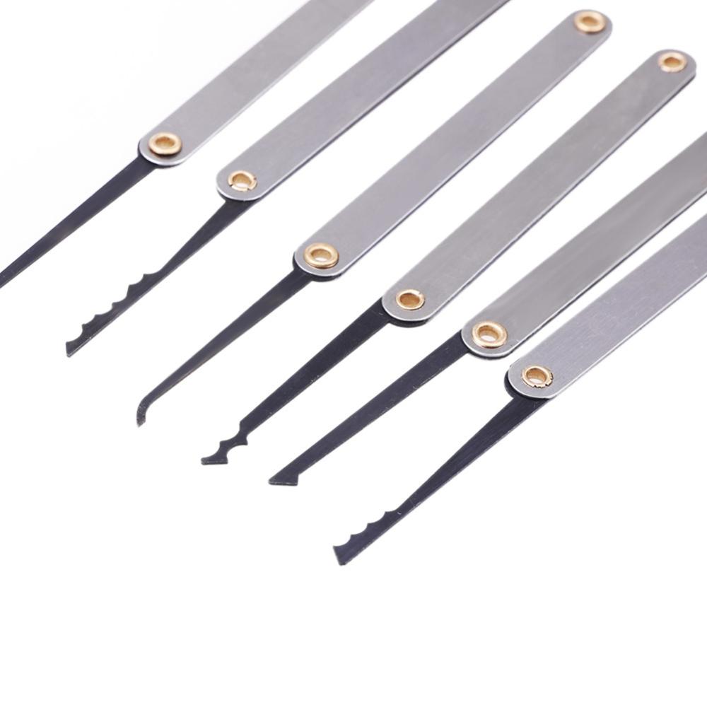 จัดส่งฟรี 17pcs Training Practice Lock Pick Padlock Picking Unlocking ...